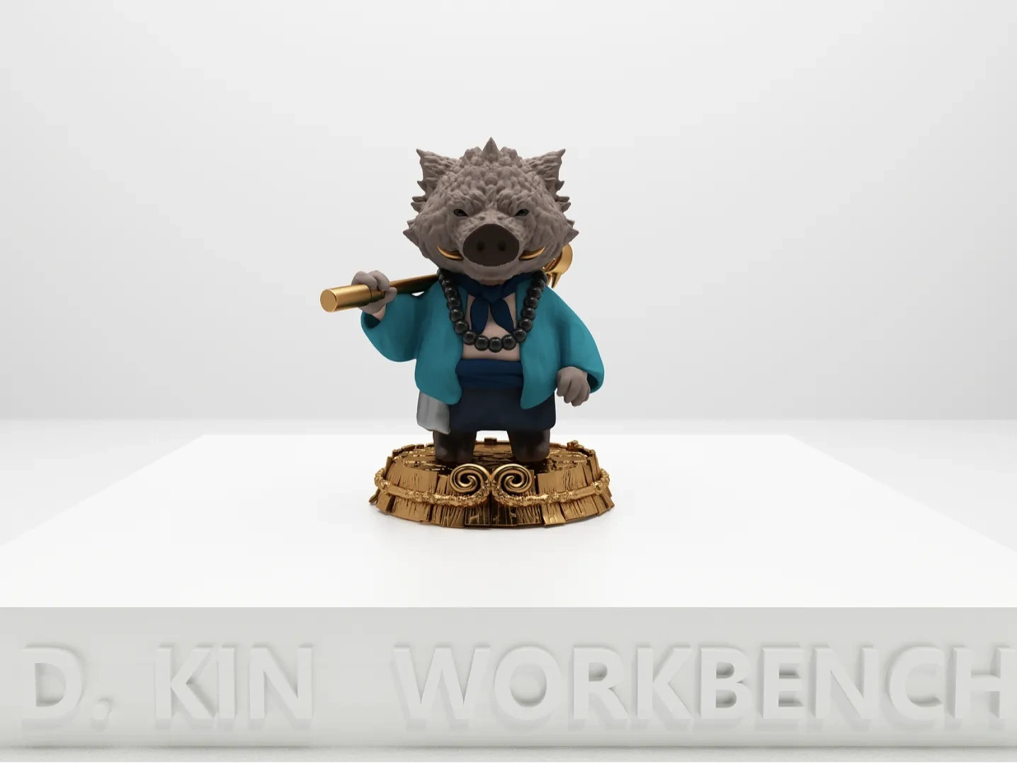 黑神话悟空 猪八戒 来自 D.KIN MakerWorld：免费下载 3D 模型
