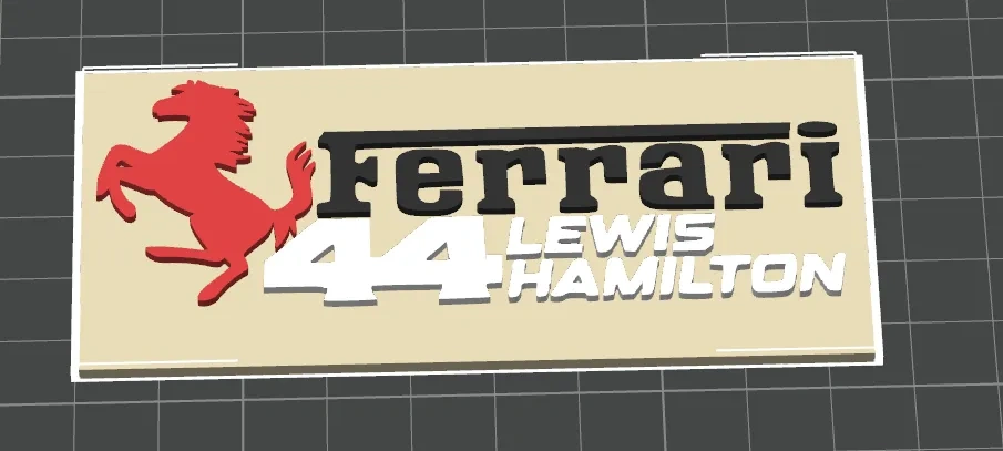 法拉利汉密尔顿44号 来自 maxlap - MakerWorld
