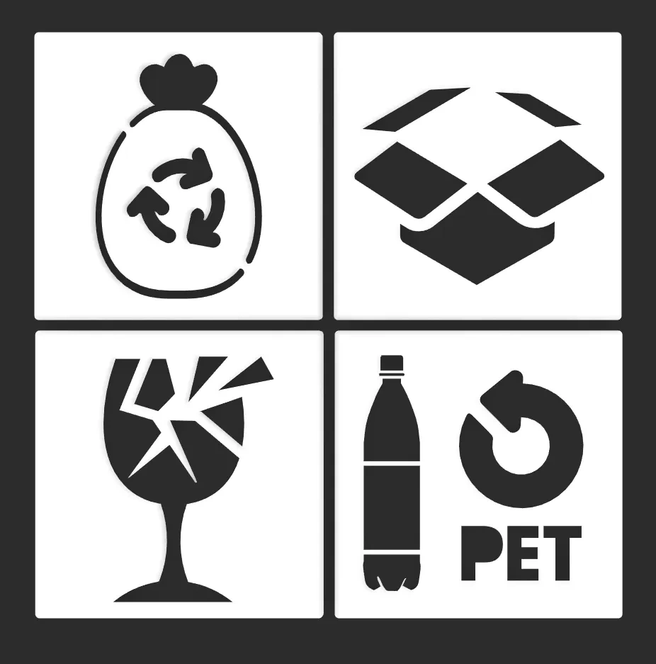 Recycle Icons| IconSystem3D 来自 ItsDario - MakerWorld