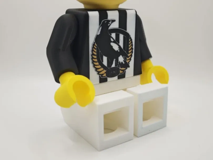 AFL Brick Man - Collingwood Magpies (500%) 来自 P78 - MakerWorld