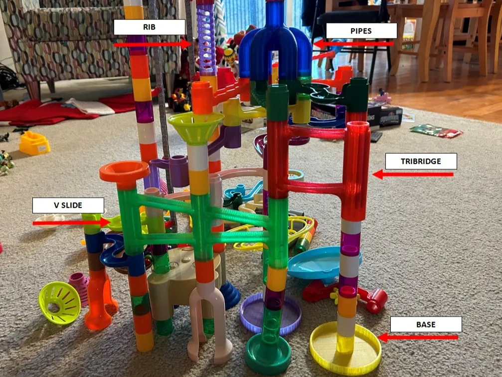 弹珠跑道零件（兼容Joyin） 来自 brimstone326 - MakerWorld