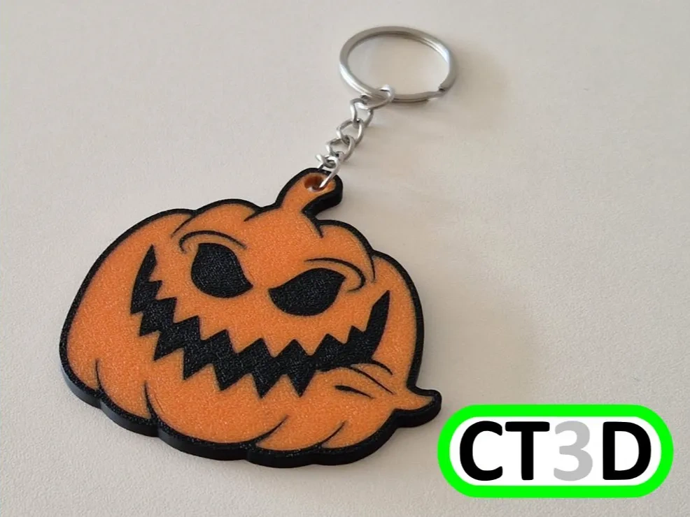 Evil Pumpkin KeyChain 来自 Chris1974 - MakerWorld