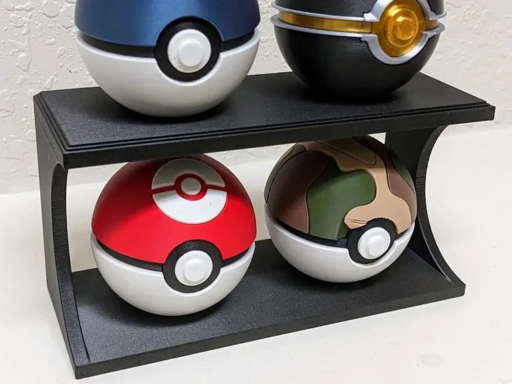 Stackable Pokeball Display Shelf 来自 Rexi Labs - MakerWorld