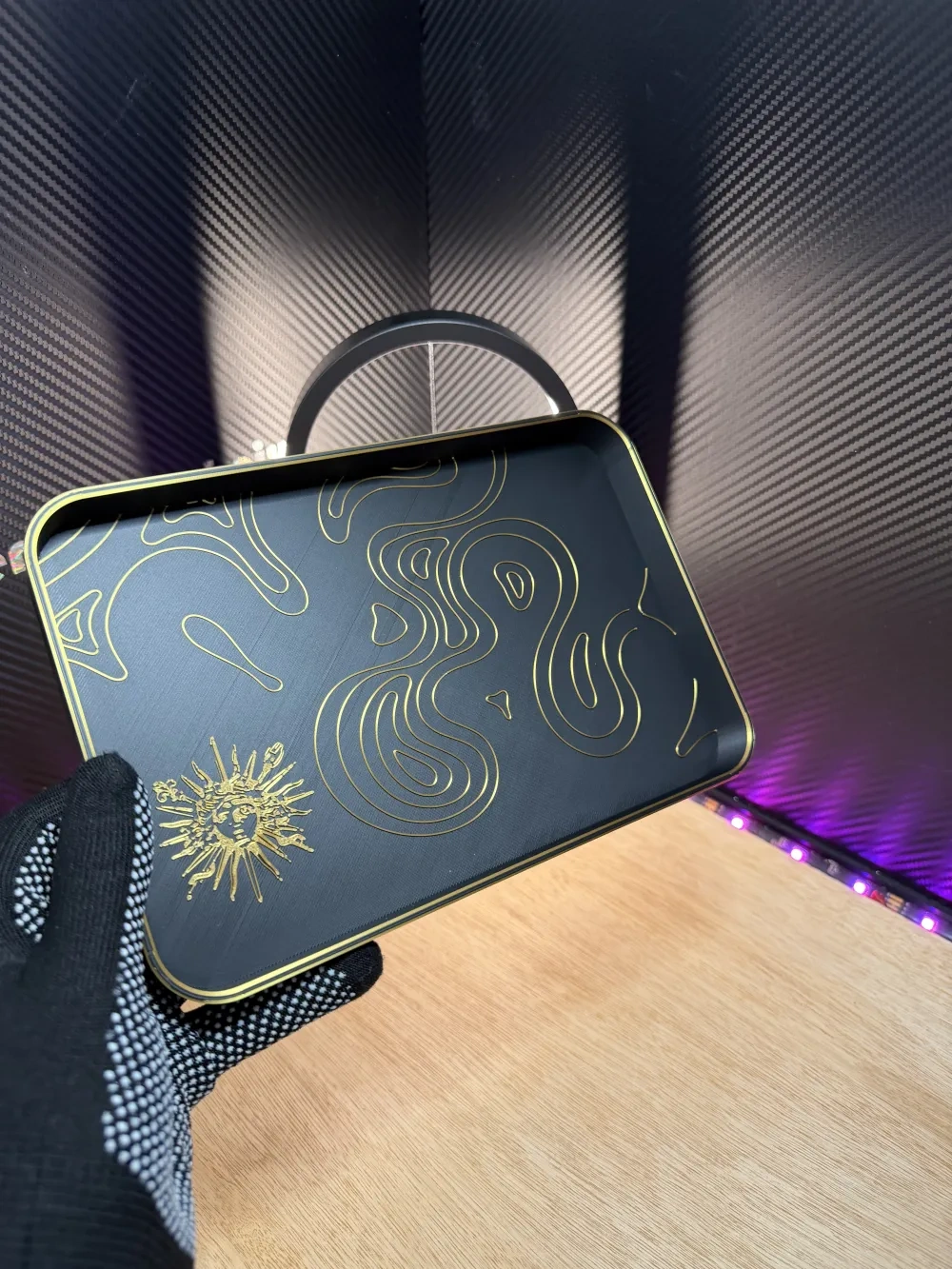 艺术太阳王收纳盘 禅意造型 - 免费 3D 打印模型 - MakerWorld