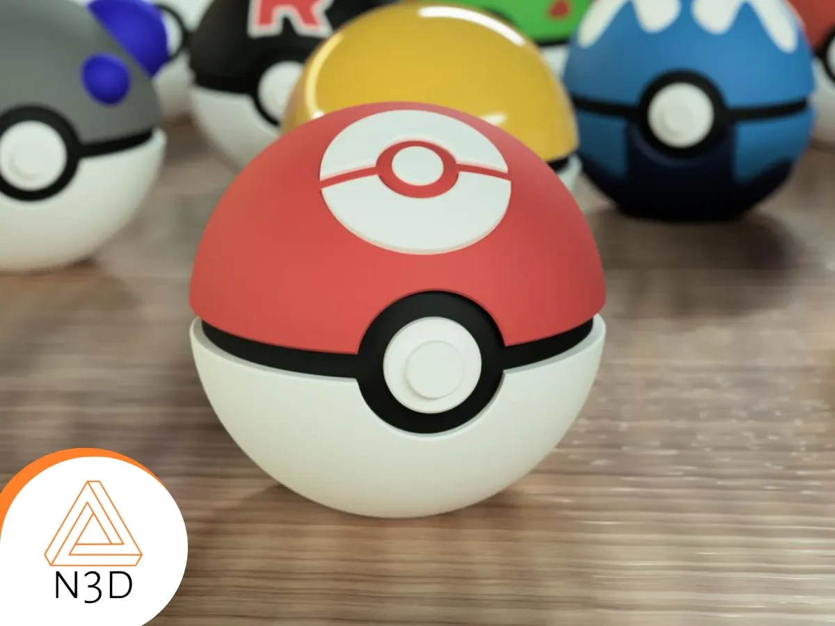 Sport Ball - Pokemon Pokeball Collection 来自 N3D - MakerWorld