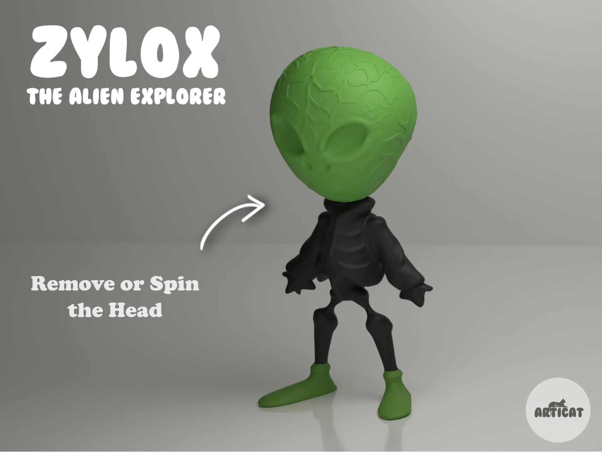 星际探险家Zylox - 来自星星的生物 来自 ARTICAT - MakerWorld