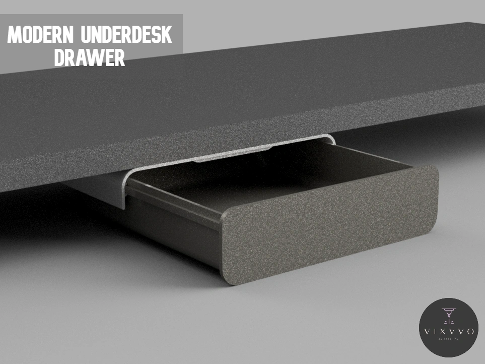 现代风格的桌下抽屉 来自 Vixvvo3D - MakerWorld