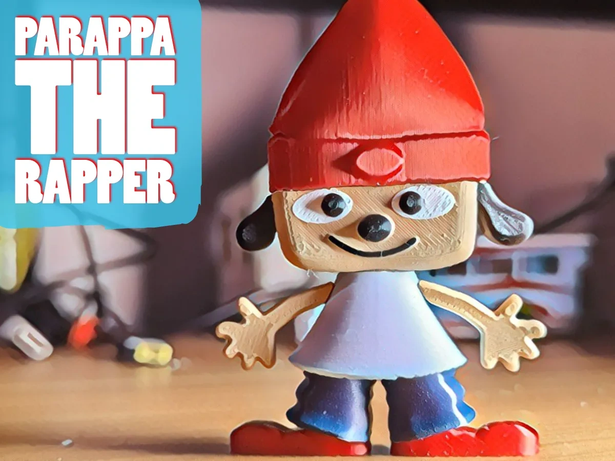 PaRappa The Rapper 3D人物模型（需要组装） 来自 LAYRLAB MakerWorld：免费下载 3D 模型