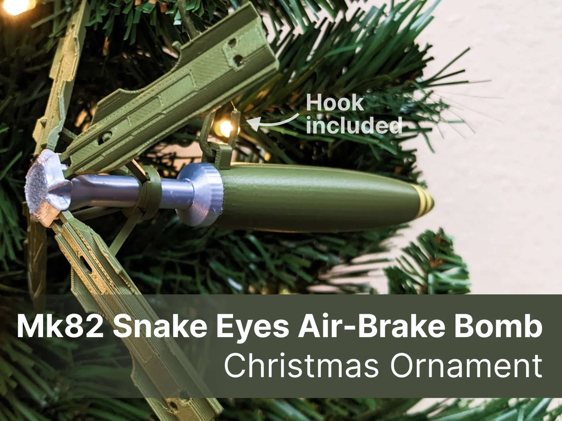 Mk82响尾蛇制动航空炸弹装饰品 来自 Rexi Labs - MakerWorld