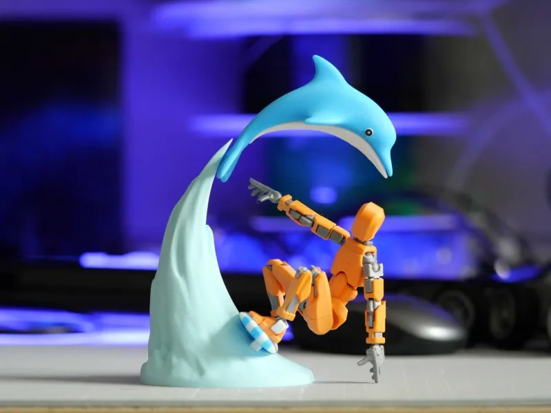 dolphin arm 海豚机械臂 来自 阿奇MakerWorld：免费下载 3D 模型