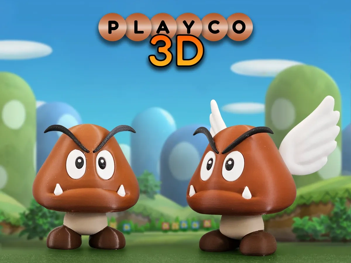 Goomba and Paragoomba Multi-Part 来自 Playco3D - MakerWorld