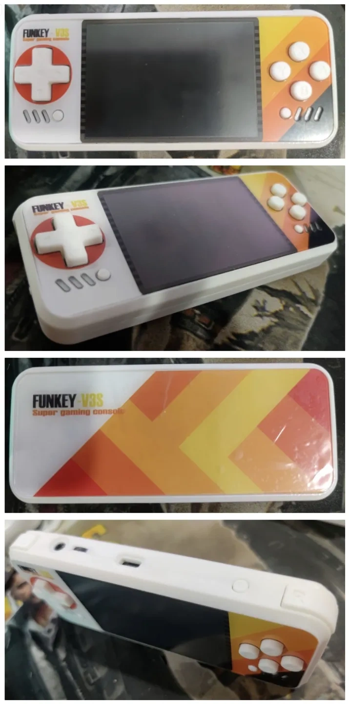 3D打印外壳的V3S Funkey掌机 开源掌机 GBA游戏掌机 PS1游戏掌机 型号：A32H油版 来自 太空香油 MakerWorld：免费下载 3D 模型