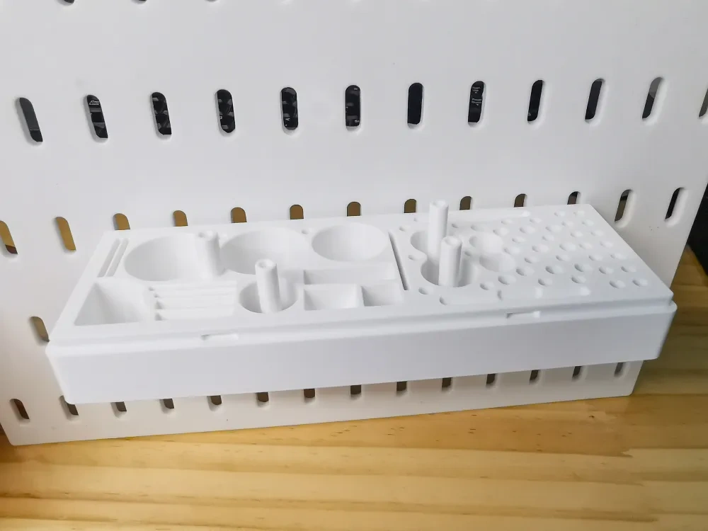 电动打磨头收纳仓收纳盒/Grinding Head Storage Compartment Box - 免费 3D 打印模型 - MakerWorld
