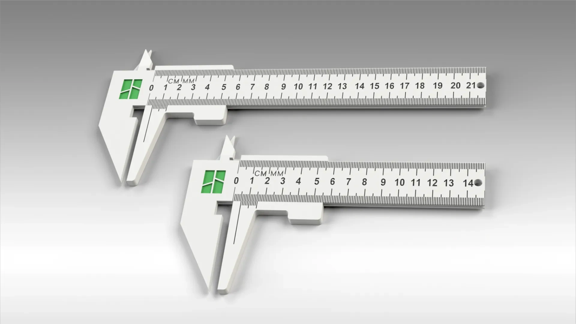 Vernier Caliper Ruler - Two Lengths 来自 3D Print Masters Hub - MakerWorld