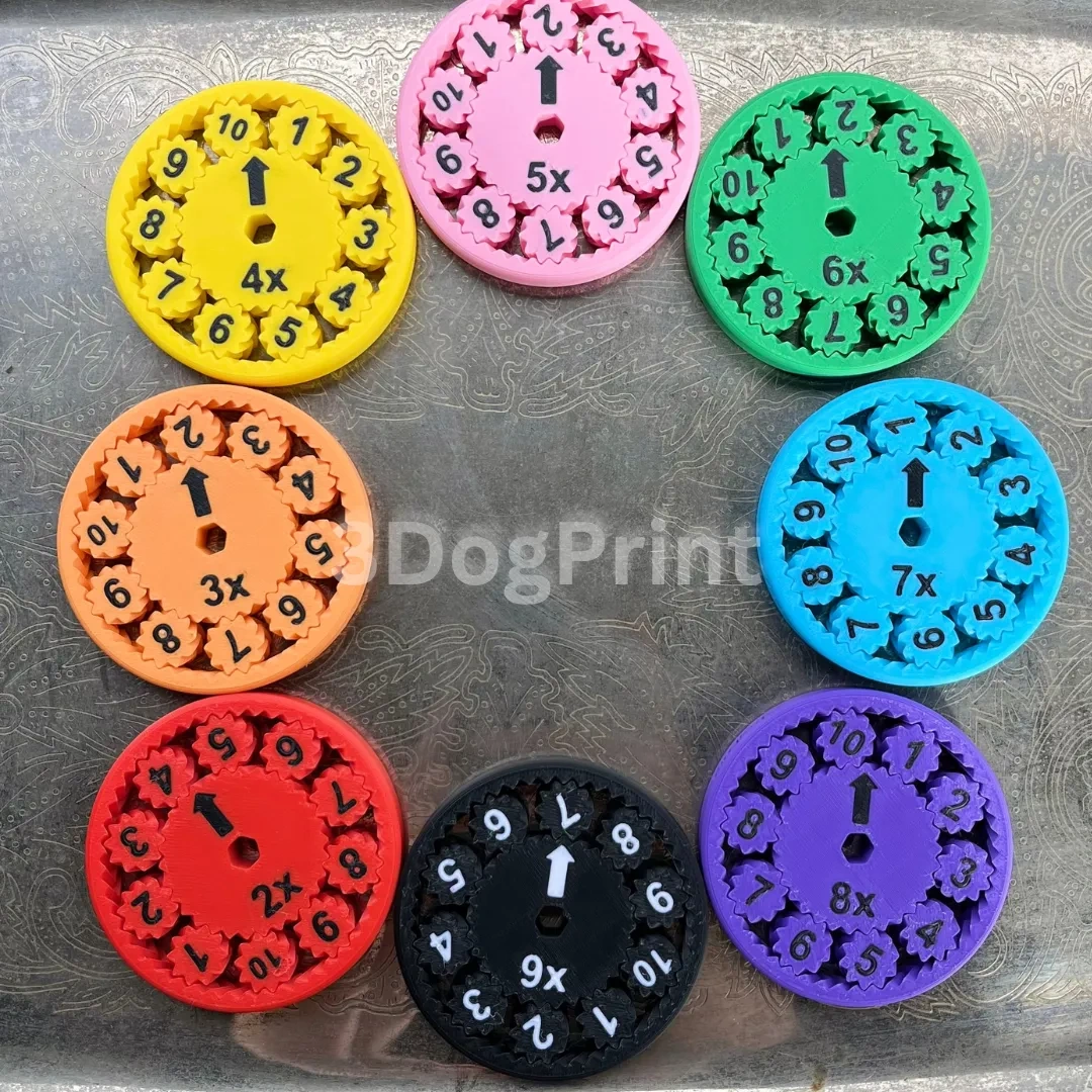 Multiplication & Division Fidget Spinners 来自 3DogPrint - MakerWorld