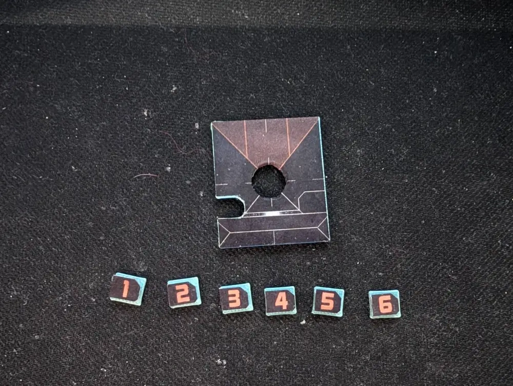 小型飞船指示物 - 空白 (X-Wing 2.5 TMG) 来自 Jakub's Yard MakerWorld：免费下载 3D 模型