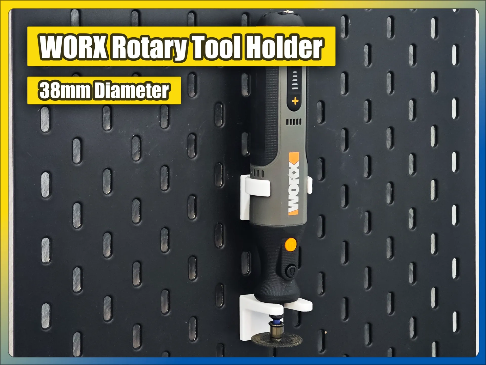 Skadis WORX Rotary Tool Holder 来自 AU3D - MakerWorld
