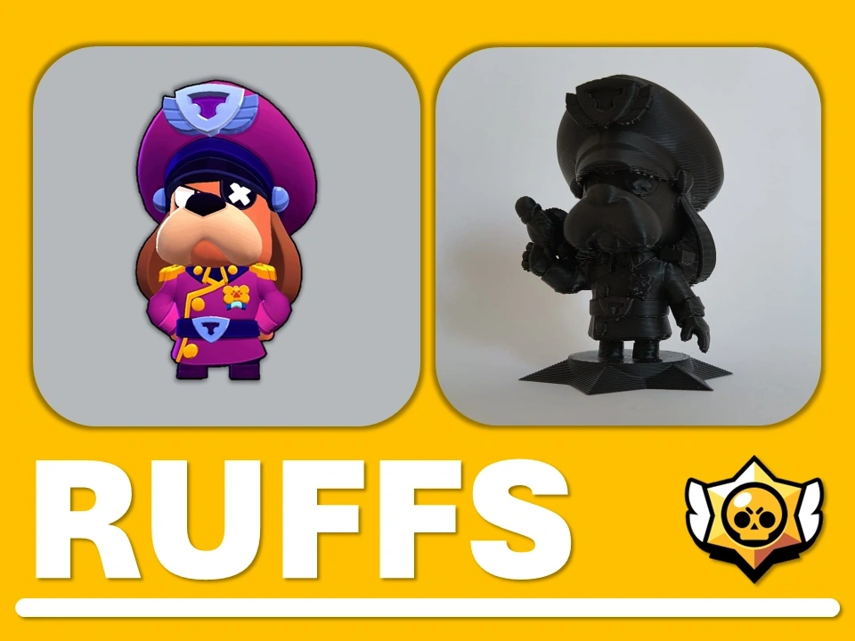 Ruffs brawl stars figurine 来自 Mike.stl - MakerWorld