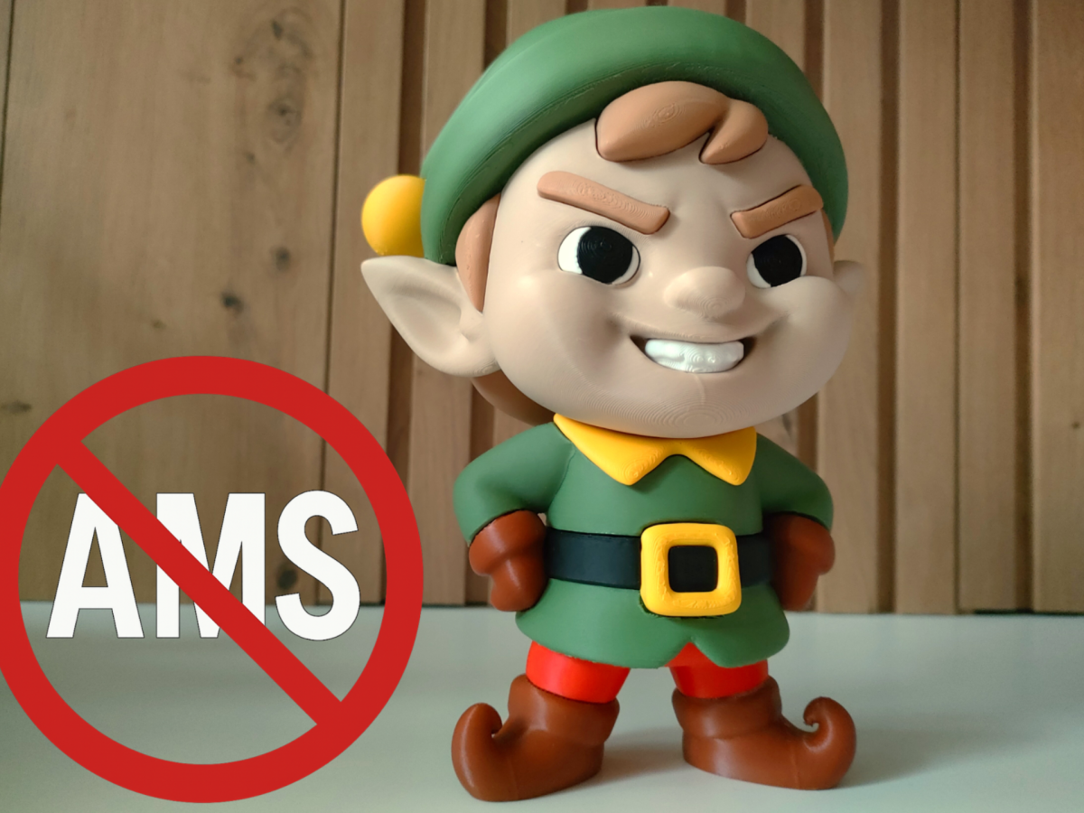 圣诞精灵 - 多个零件 - 圣诞玩具 来自 Ebertech MakerWorld：免费下载 3D 模型