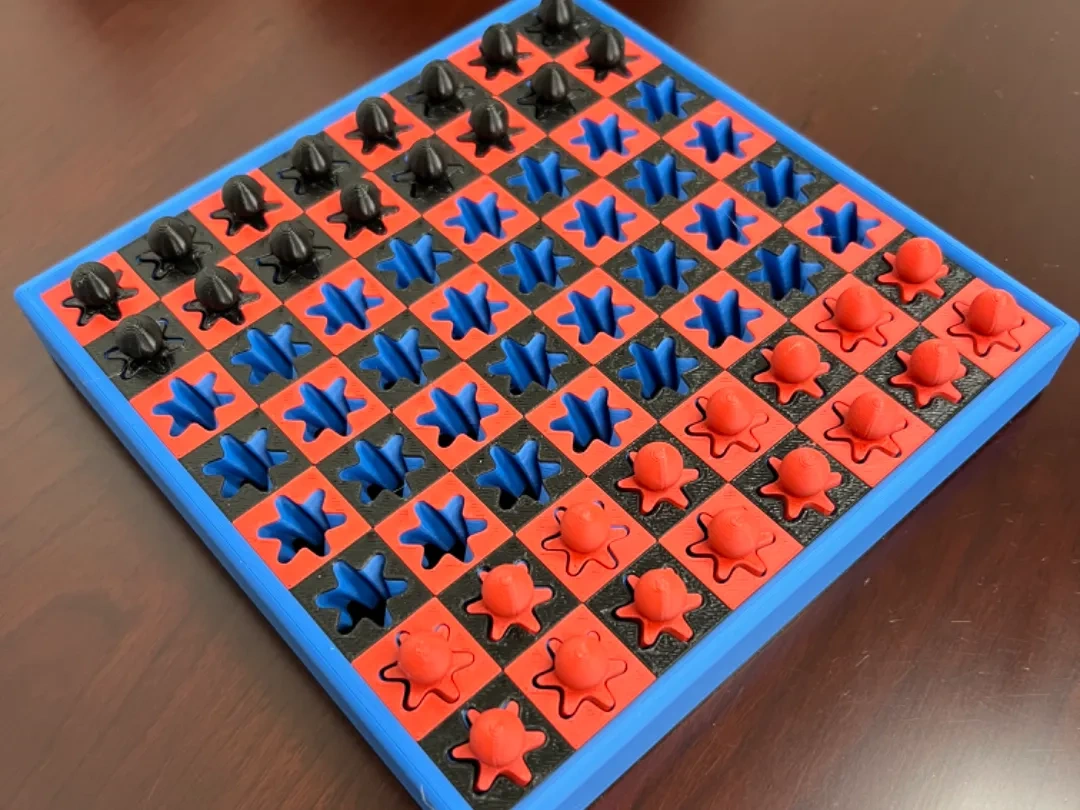 Spiral Travel Checkers 来自 PrintingPopPop - MakerWorld