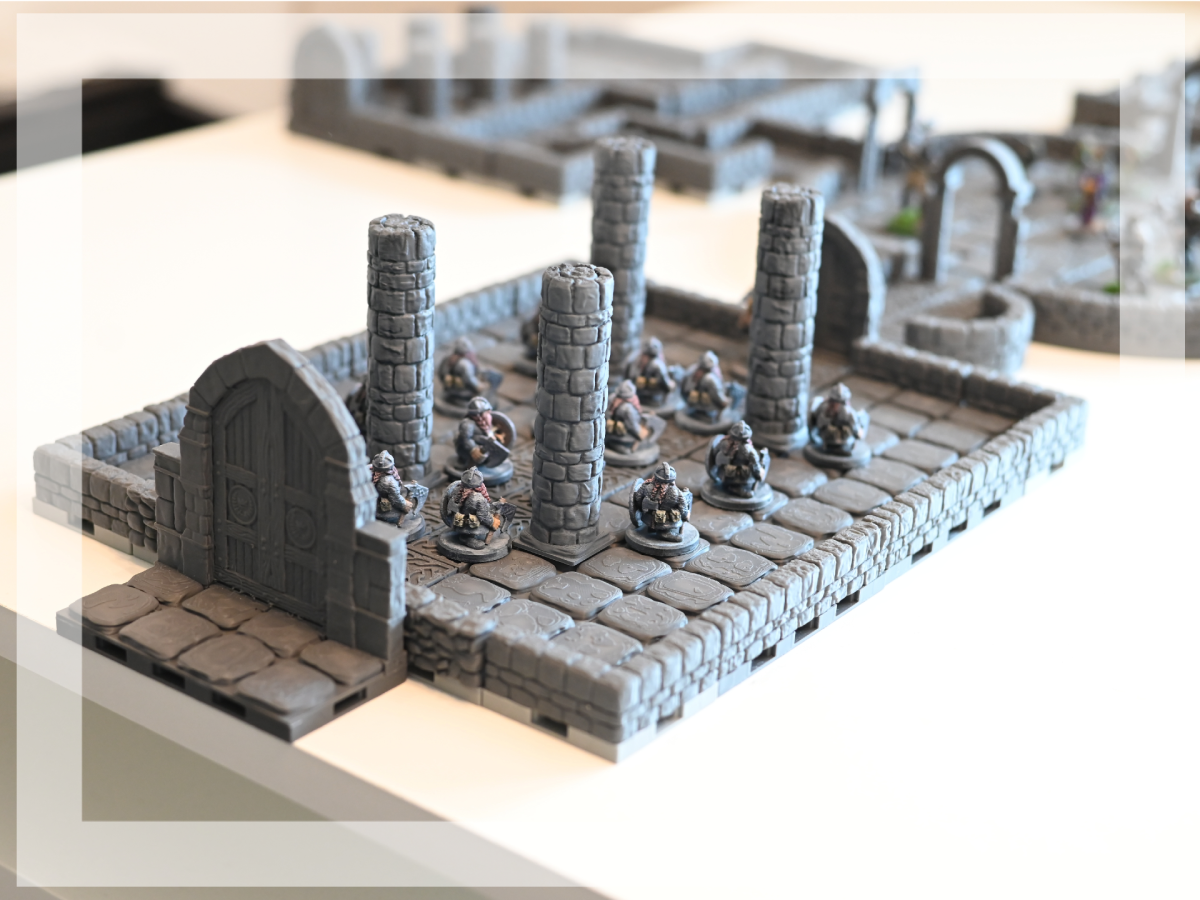 OpenForge 2.0 带矮墙地牢基础 二次创作 - 来自 FeuervogelVII MakerWorld：免费下载 3D 模型