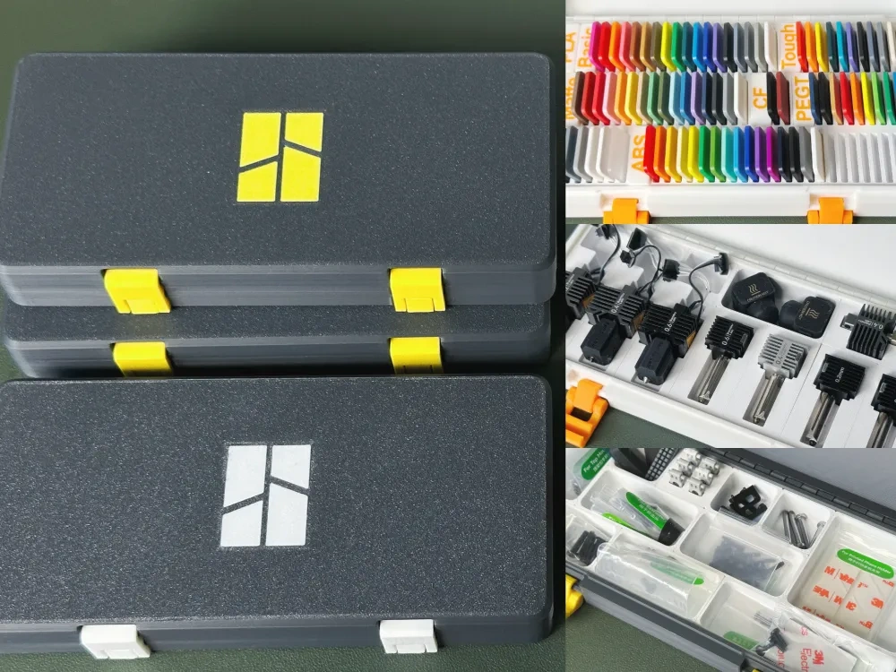 拓竹全系列模块化收纳盒Modular Storage Box for Bambu Lab 来自 明广义 MakerWorld：免费下载 3D 模型