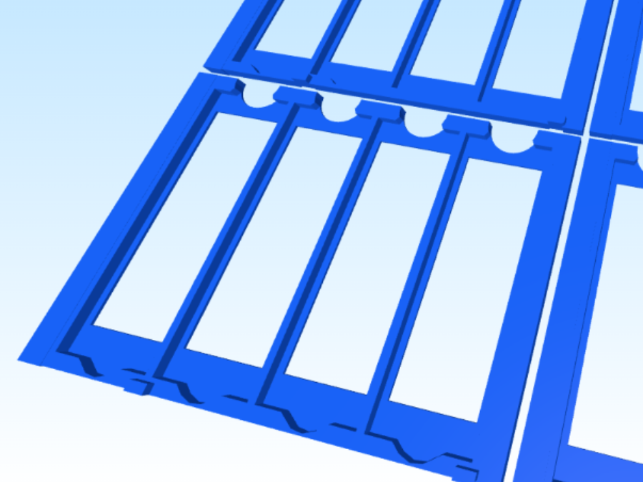 显微镜4片位架（microscope mounting frame slides holder) 二次创作 - 来自 Hrply MakerWorld：免费下载 3D 模型