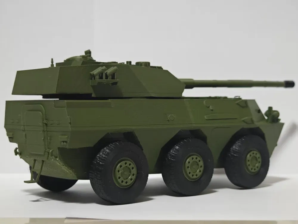 中国WMA301轮式突击炮 可动 来自 梦创DreamCraft MakerWorld：免费下载 3D 模型