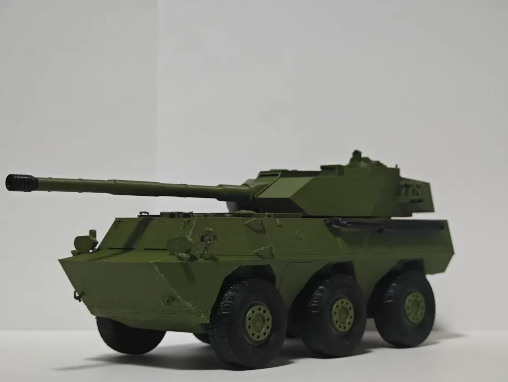 中国WMA301轮式突击炮 可动 来自 梦创DreamCraftMakerWorld：免费下载 3D 模型