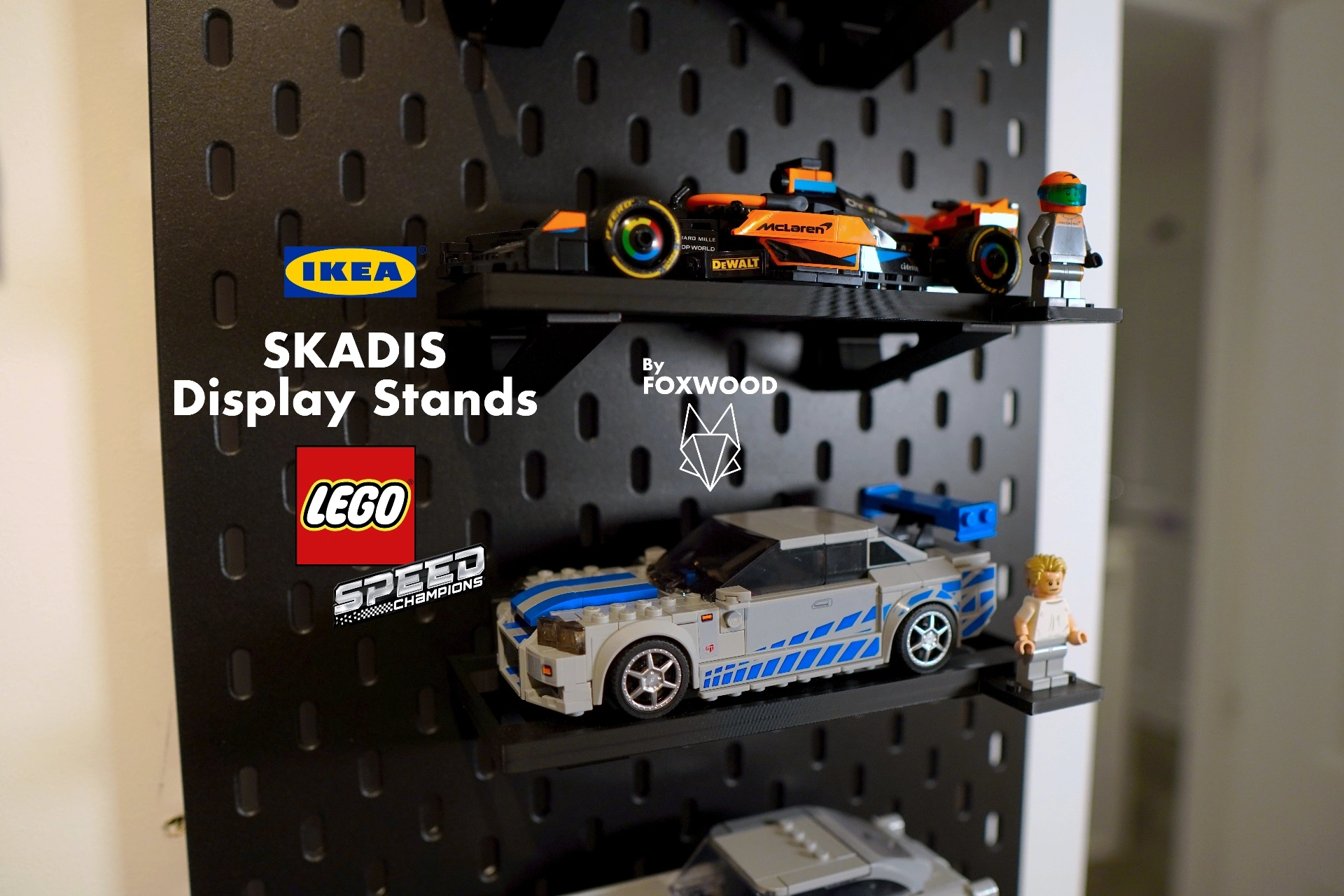 Speed Champions Ikea Skadis 展示架 - 积木 来自 Foxwood - MakerWorld