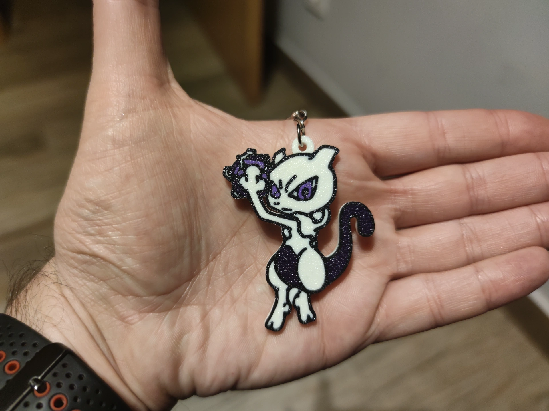 Mewtwo keychain 来自 Litolunar - MakerWorld