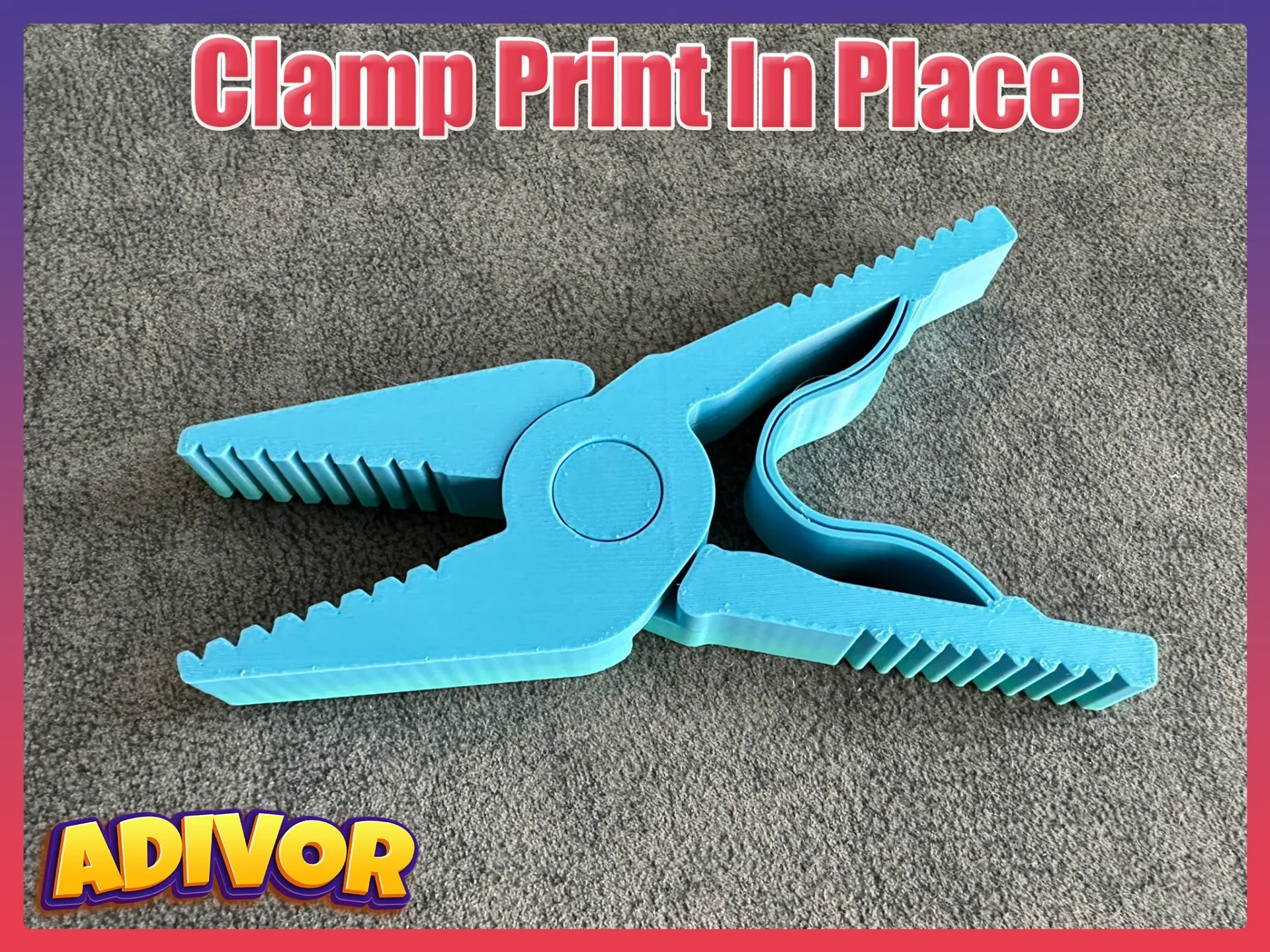 一体打印经典夹具 来自 Adivor - MakerWorld