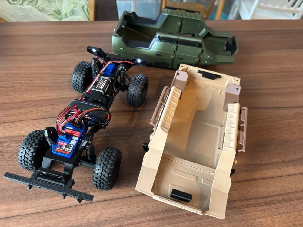 适用于Traxxas TRX4M的Catmaw装甲车 来自 polymech3d MakerWorld：免费下载 3D 模型