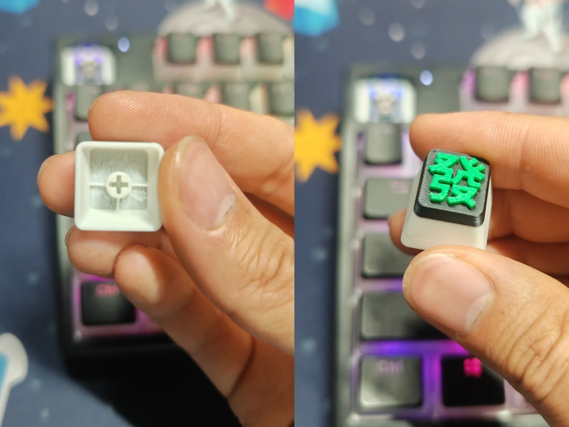 键帽 FA KEY CAP 修改插口版本 适用大多数键盘 二次创作 - 来自 jasonazi - MakerWorld