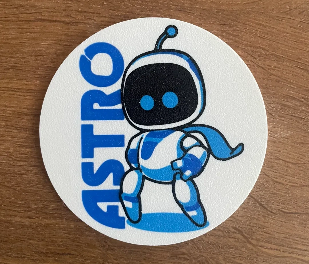 ASTRO BOT Coaster / 4 color / Playstation / 来自 3D Prints This Week ...