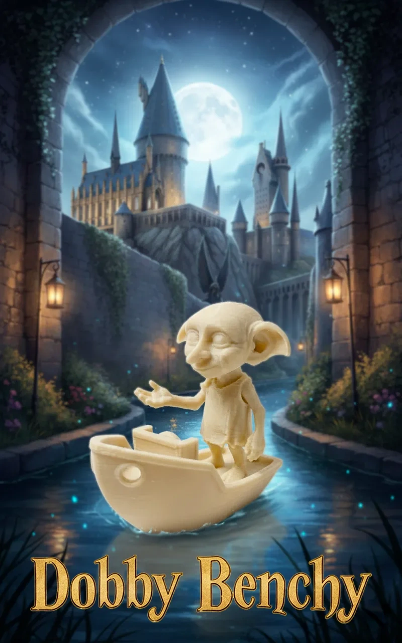 Dobby - 哈利·波特 Benchy - 免费 3D 打印模型 - MakerWorld