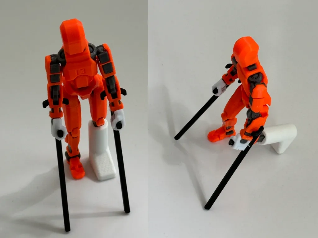 Dummy 13 Broken Leg and Crutches 来自 machtrim MakerWorld：免费下载 3D 模型