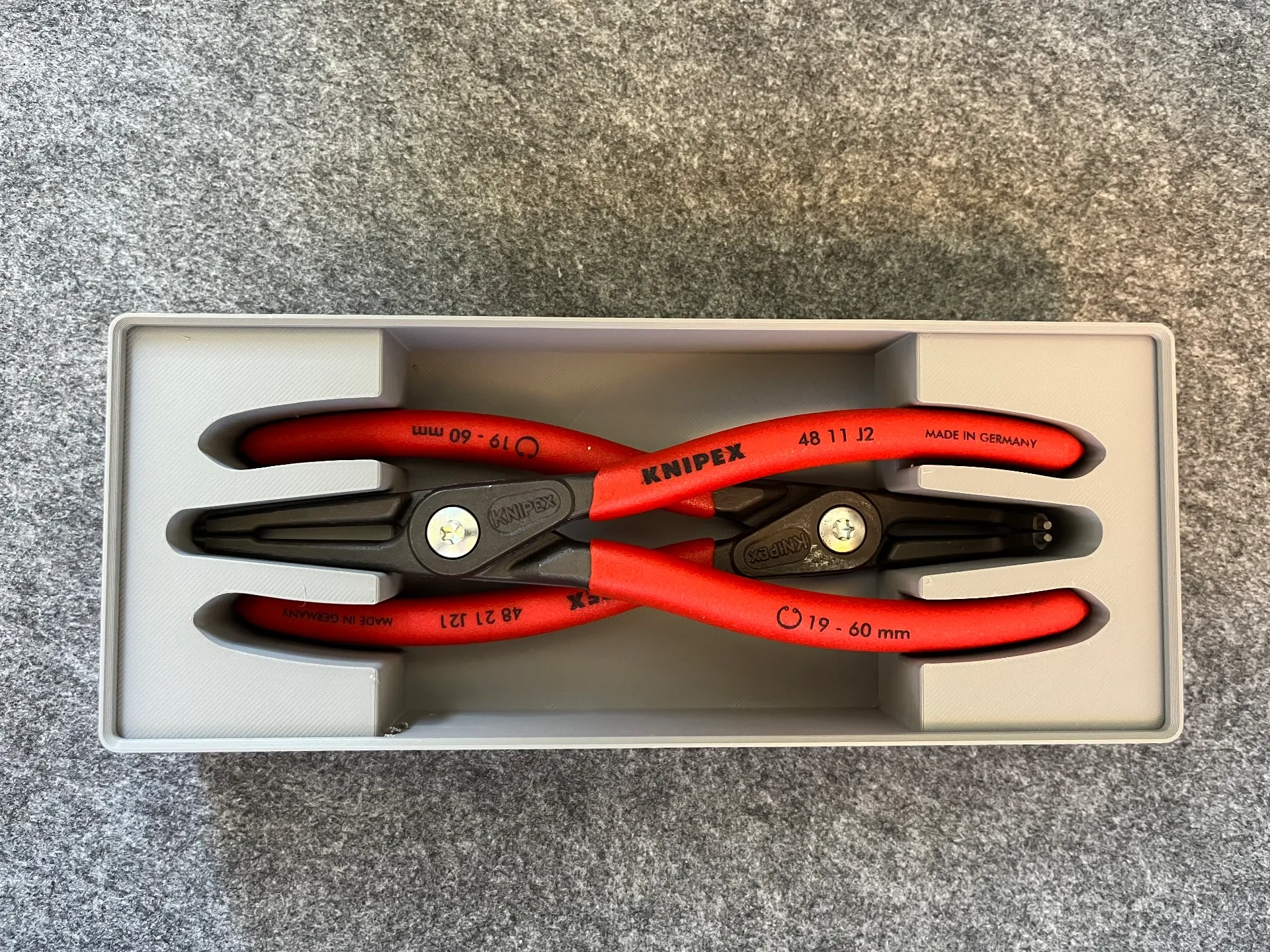 Gridfinity Knipex 4811J2-4821J21 Circlip Pliers 来自 Scubafan - MakerWorld