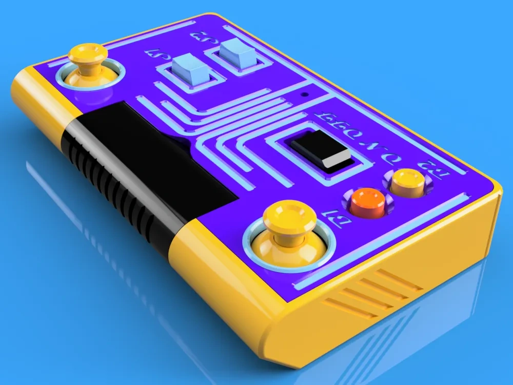 Cyber Pad Retro 来自 KMM MakerWorld：免费下载 3D 模型