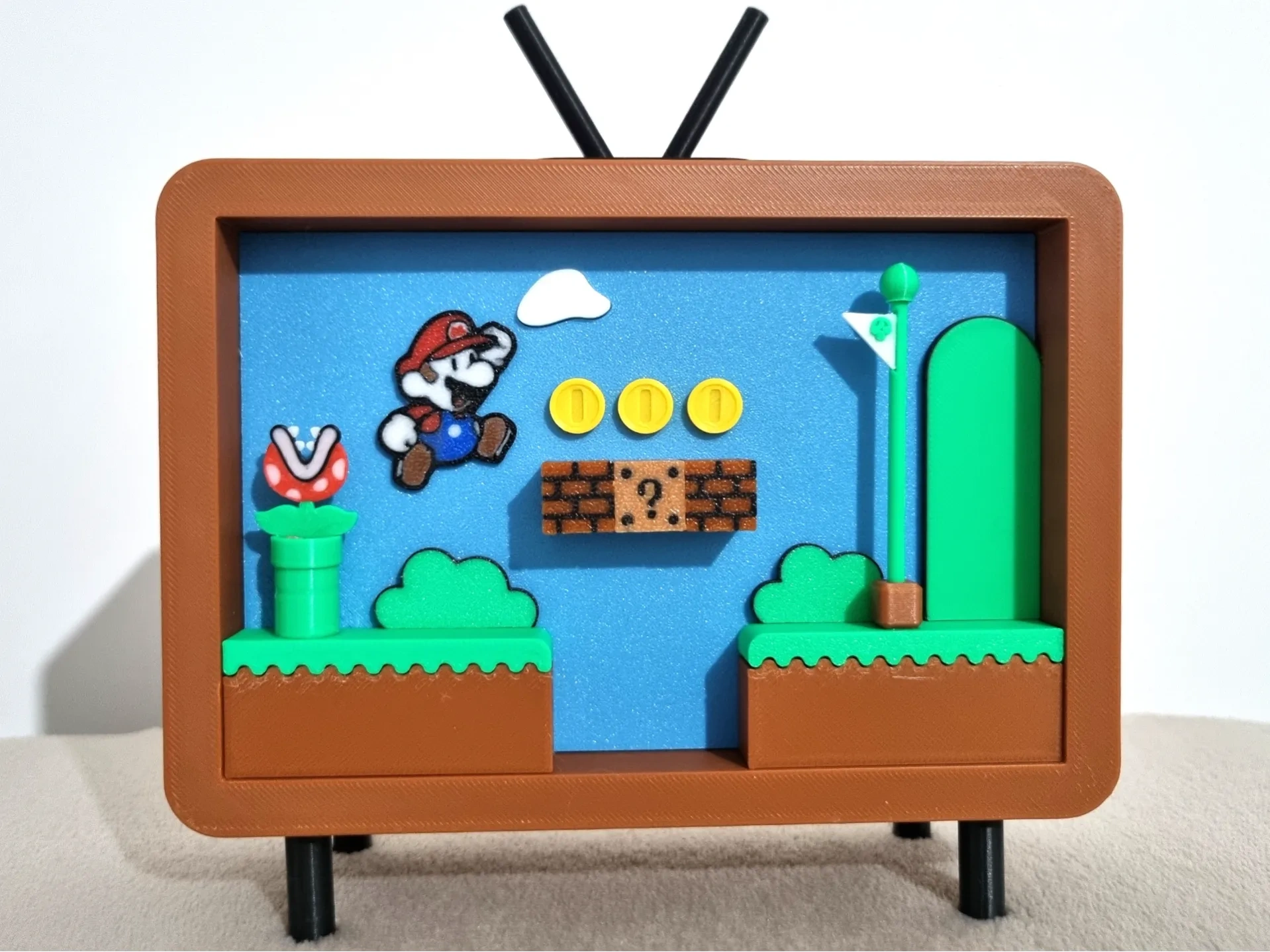 Super Mario Bros Level 2 / Retro Television 来自 BD3D Productions ...