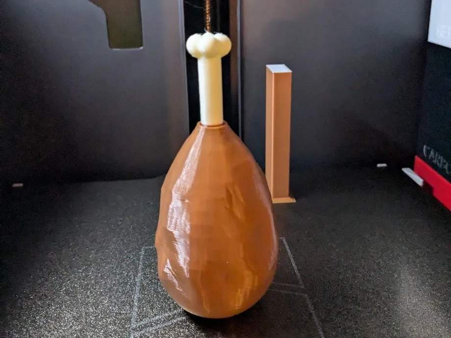 Turkey drumstick fidget spinner - print in place 来自 Tacitus Kilgore ...