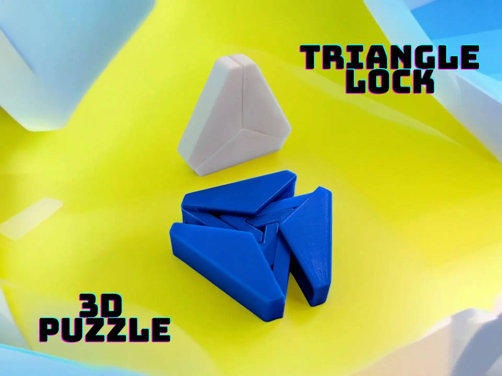 Triangle Lock Puzzle Brain Teaser 来自 Sanciio - MakerWorld