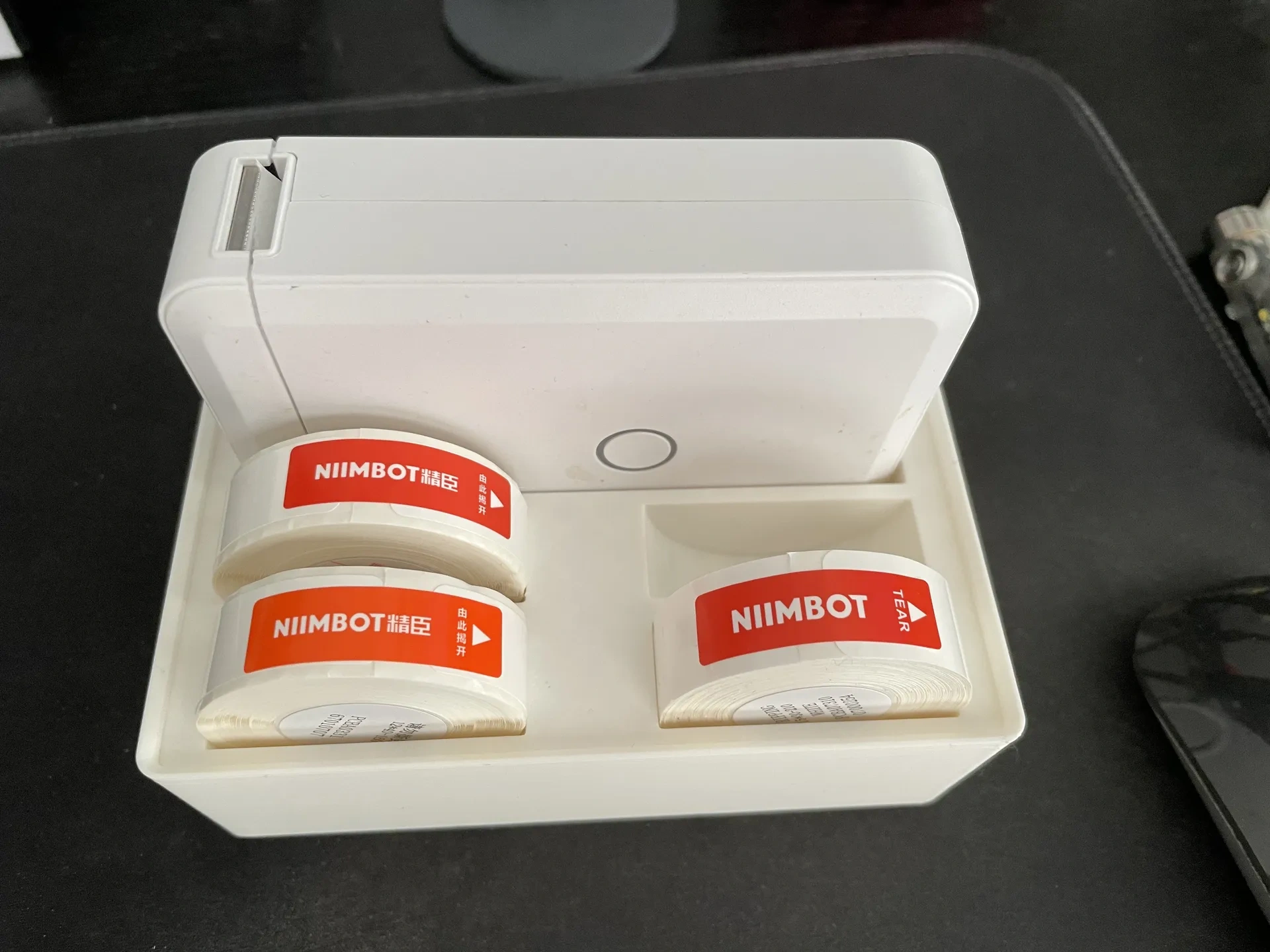 Niimbot D110 label maker and 4x holder Gridfinity 二次创作 - 来自 moebis ...