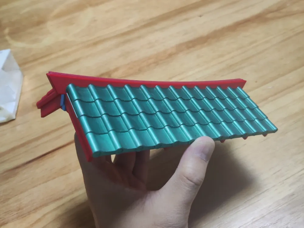 中式屋檐 可做一些模型的底座 来自 migi MakerWorld：免费下载 3D 模型