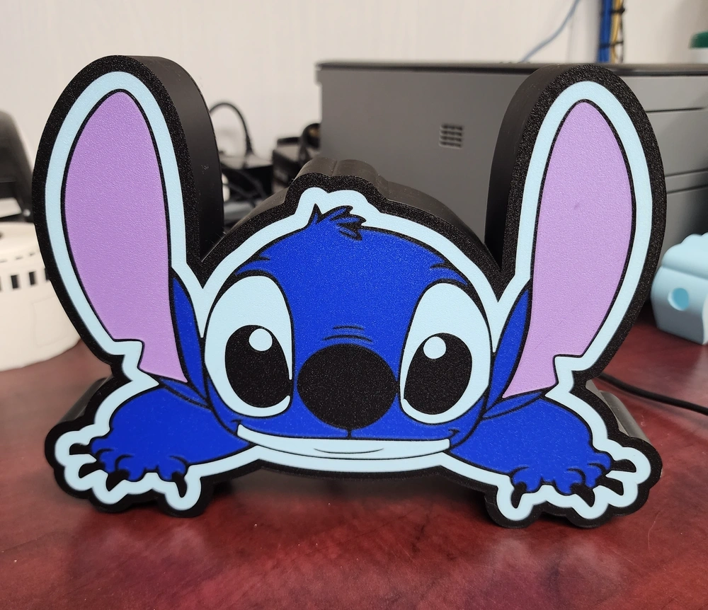 Stitch Light Box LED Lamp 来自 Picture_it - MakerWorld