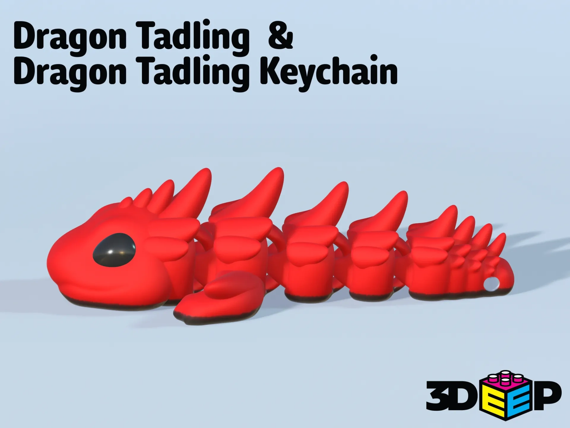Flexi Dragon Tadling Print in place No Supports 来自 3DeepPrinting ...