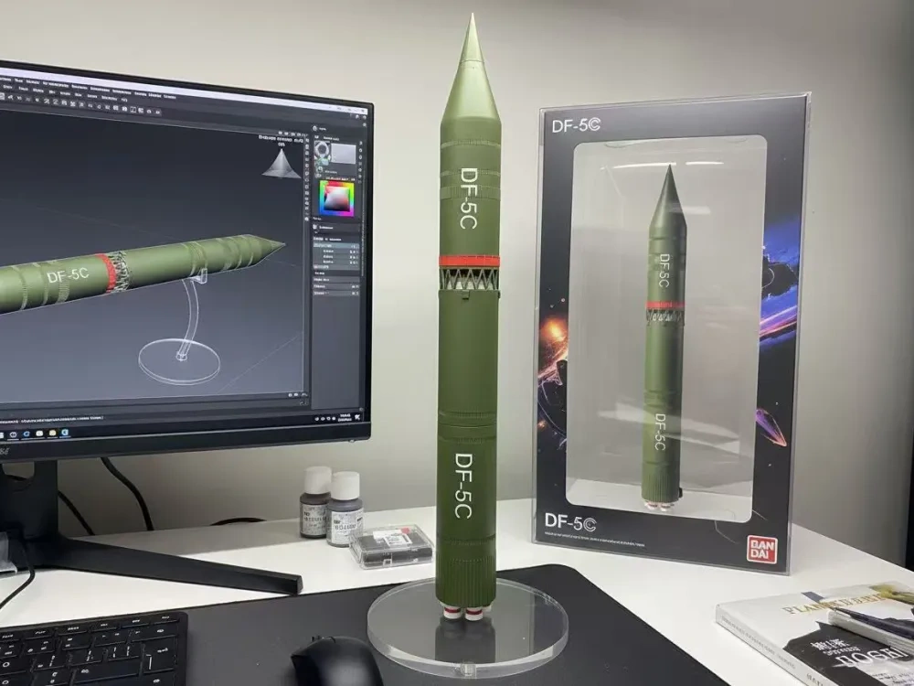 DF-5C 东风-5C型洲际弹道导弹 来自 缪佳波 MakerWorld：免费下载 3D 模型