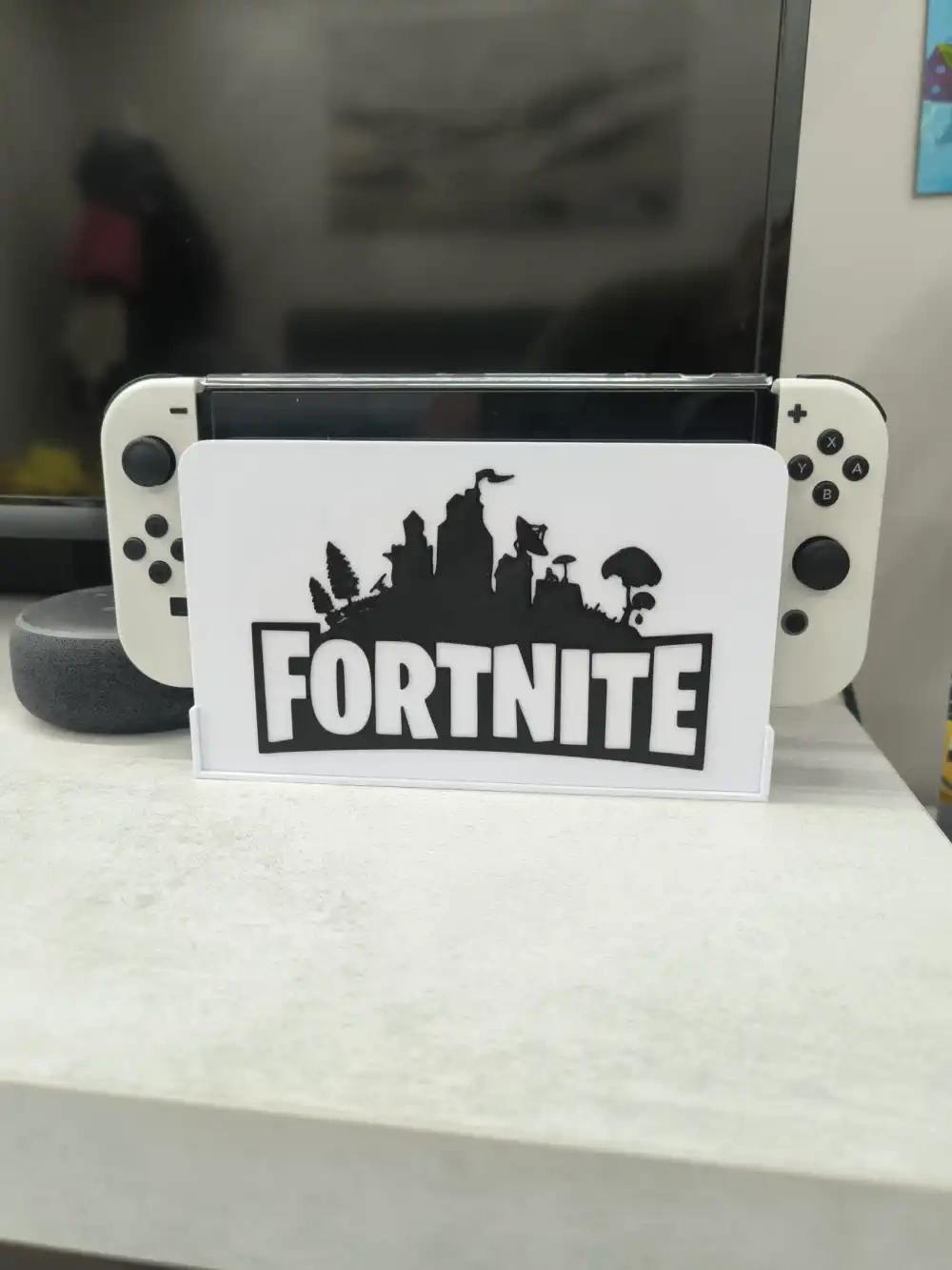 Nintendo Switch OLED Fortnite 3D 便携保护套 来自 FV Racing MakerWorld：免费下载 3D 模型