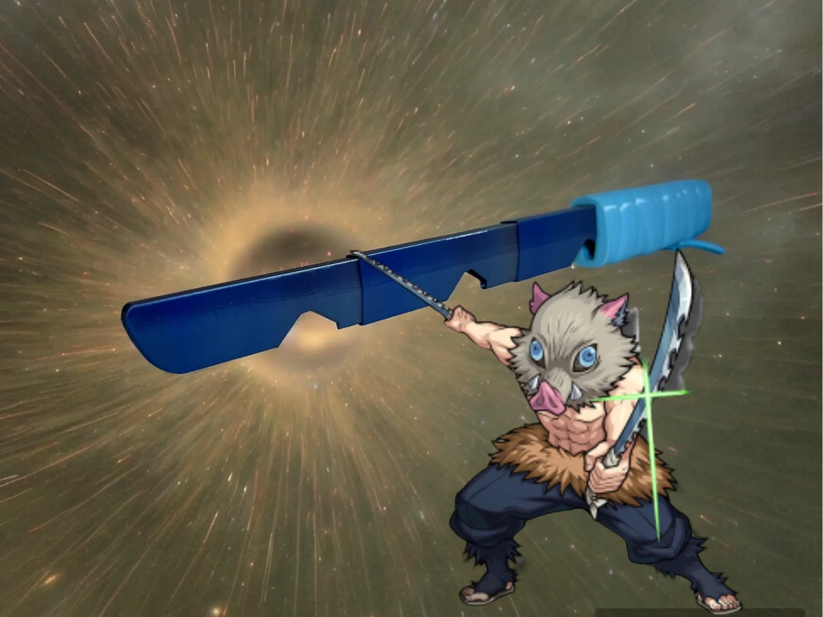 Inosuke Katana Samurai Sword mini 来自 ricky - MakerWorld