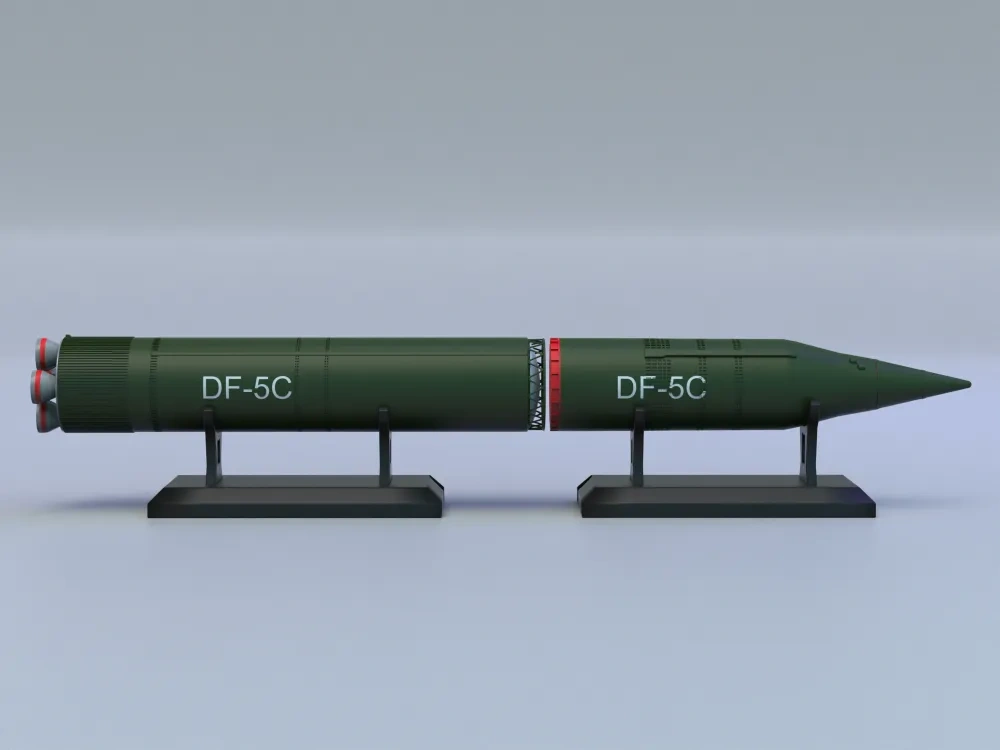 DF-5C真理摆件 来自 HexPrintStudio MakerWorld：免费下载 3D 模型